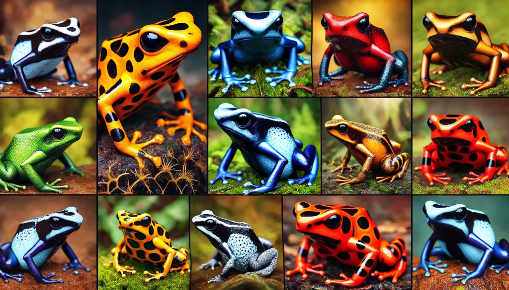 What color frog is most poisonous?
