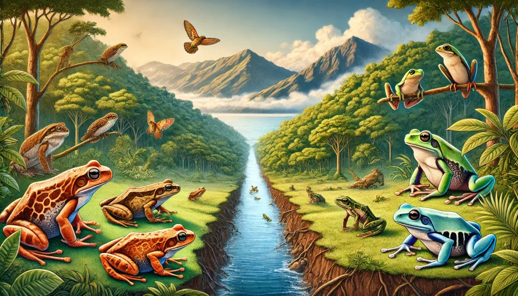 Speciation in Tree Frogs: How New Species Form